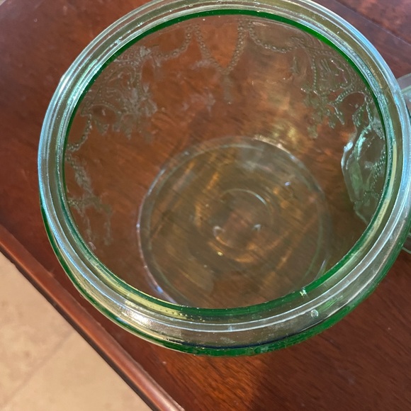 Anchor Hocking | Accents | Vintage Anchor Hocking Green Glass Cracker ...